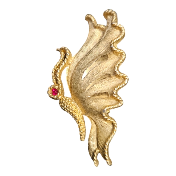 Mamselle | Jewelry | Vintage Moth Butterfly Brooch | Poshmark